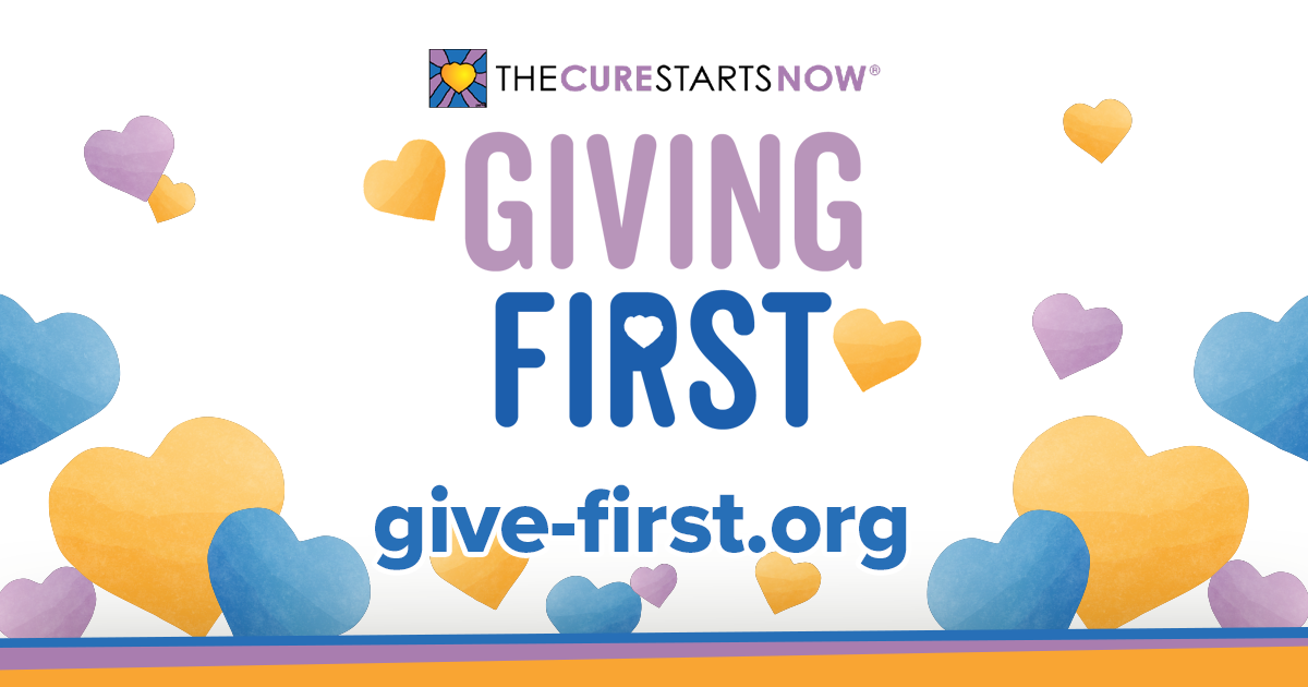 Giving First | The Cure Starts Now